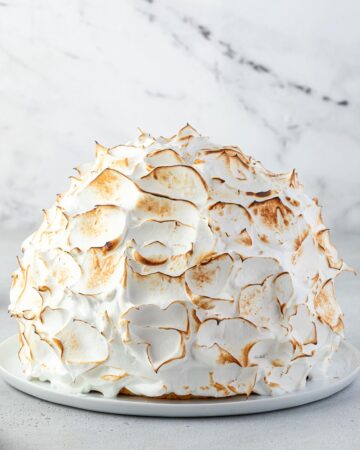 Traditional Baked Alaska Using Cake Mix