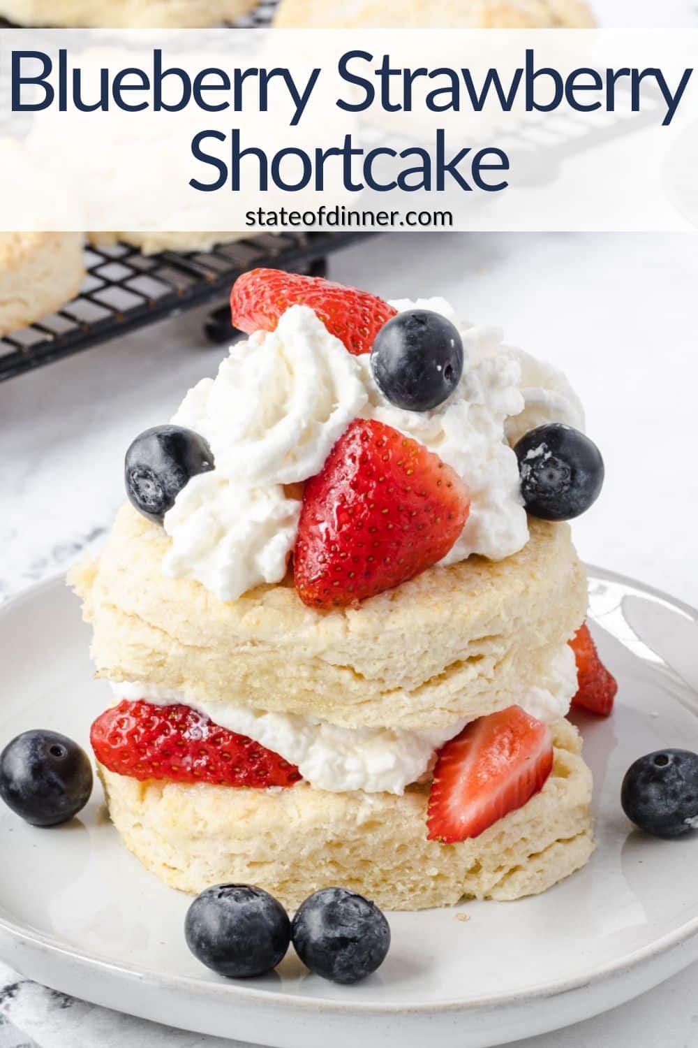 Blueberry Strawberry Shortcake Recipe