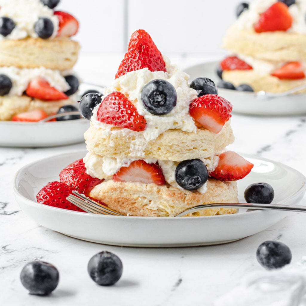 Blueberry Strawberry Shortcake Recipe