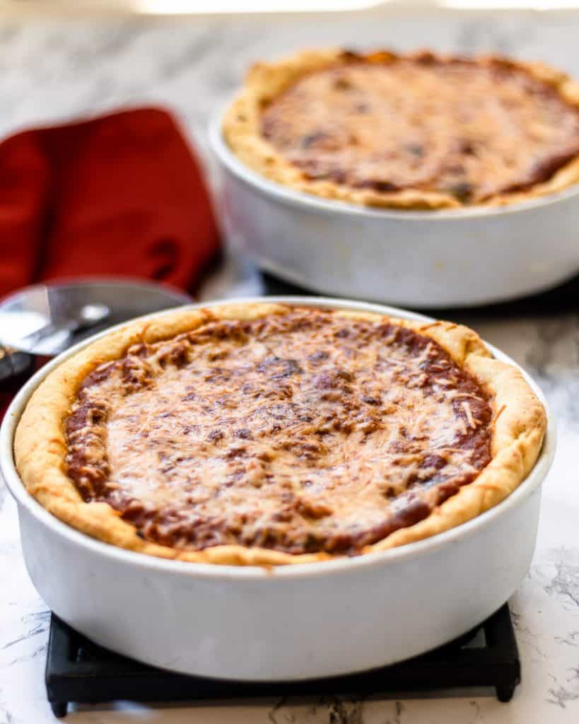 Chicago-Style Deep Dish Pizza Recipe