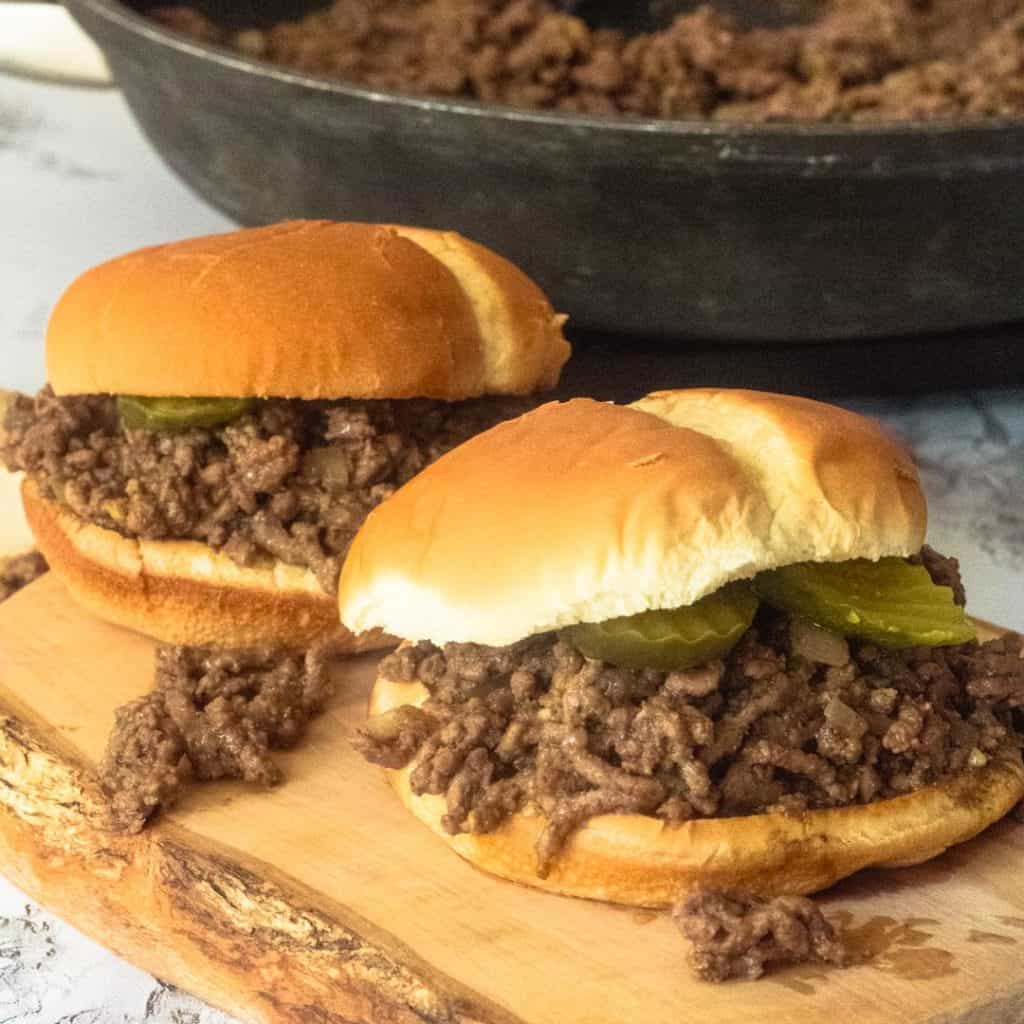 Easy Loose Meat Sandwich (Maid-Rite Copycat)