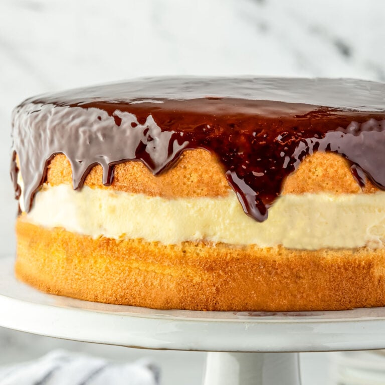 Easy Boston Cream Pie Recipe (Using Cake Mix)