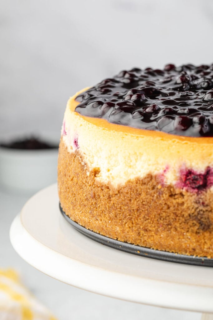 Baked Huckleberry Cheesecake Recipe