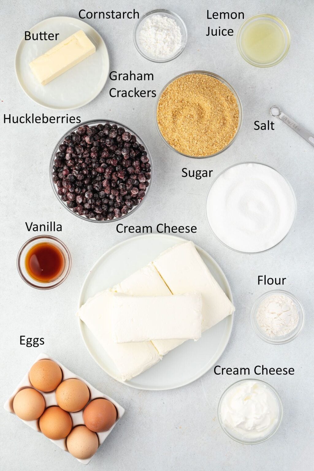 Baked Huckleberry Cheesecake Recipe