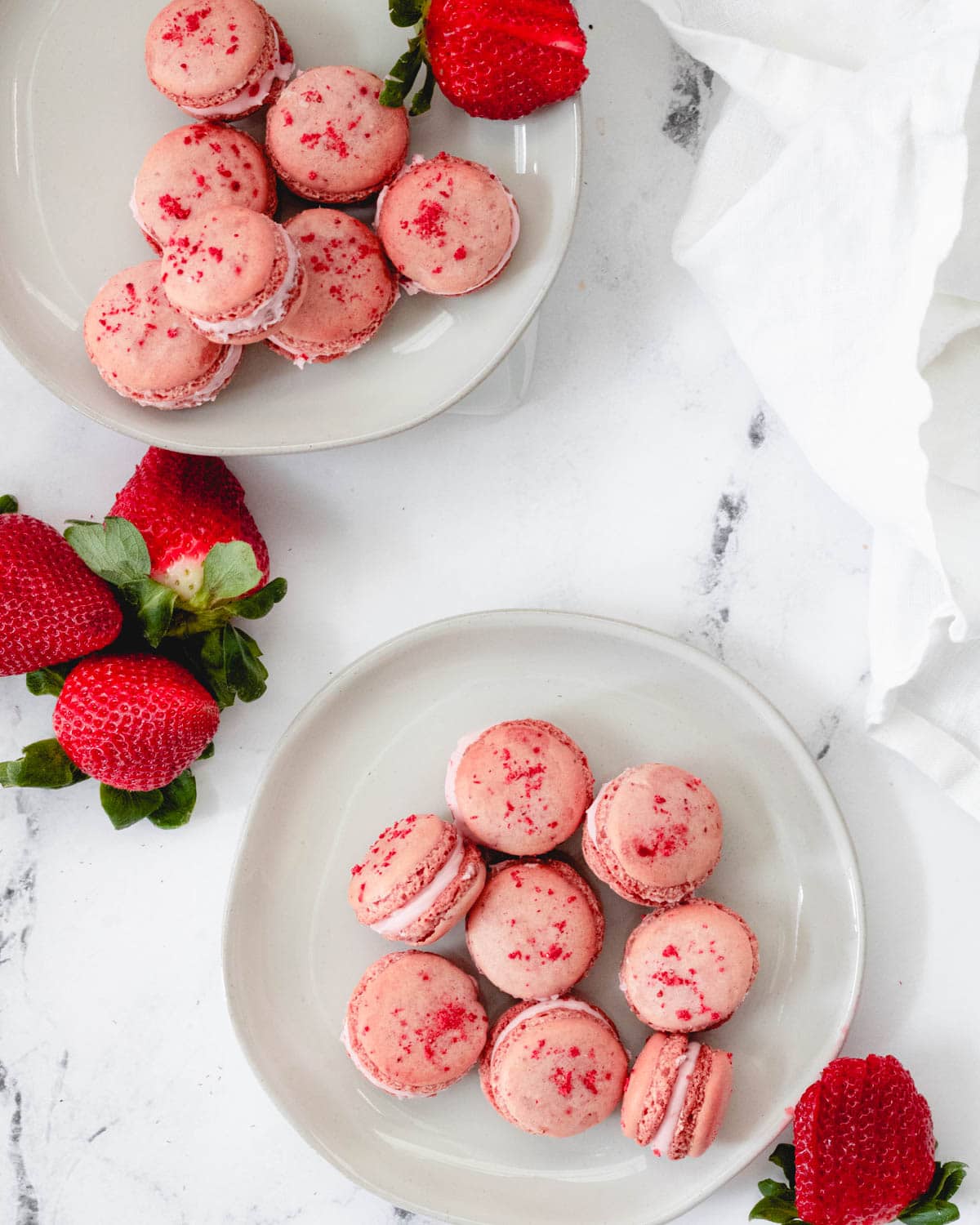 Strawberry Cheesecake Macarons