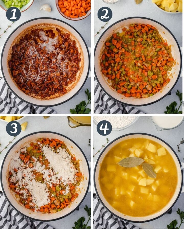Creamy Knoephla Soup (Potato and Dumplings) – State of Dinner