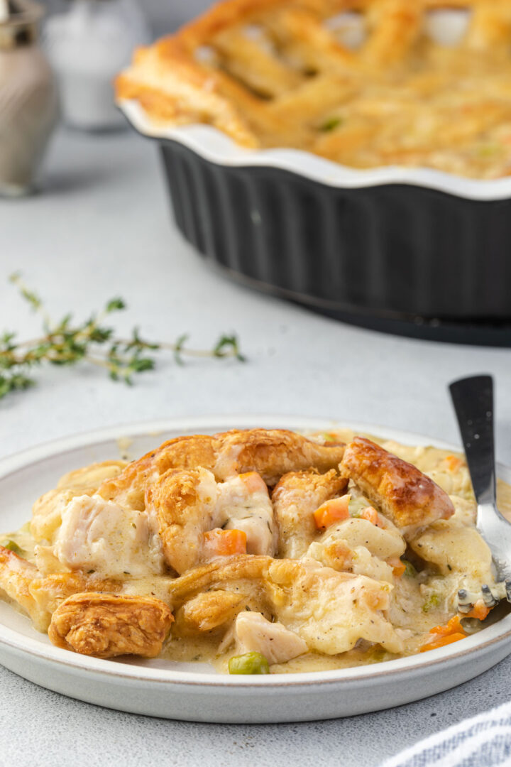 Turkey Pot Pie with Puff Pastry