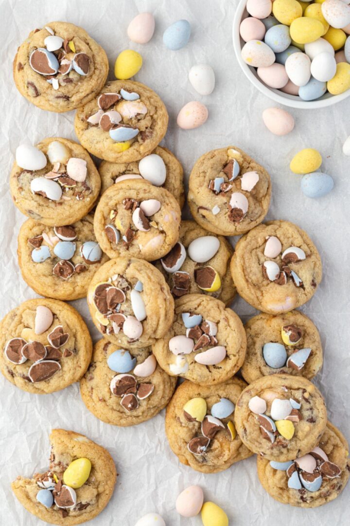 Soft Mini Egg Cookies (No Chill)