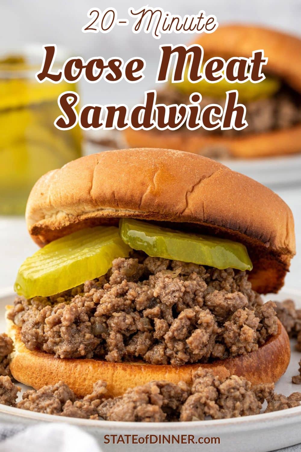 Easy Loose Meat Sandwich (Maid-Rite Copycat)