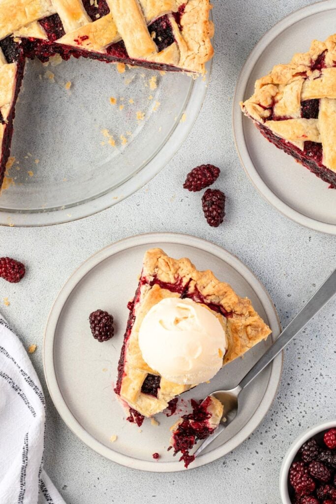 Oregon Marionberry Pie