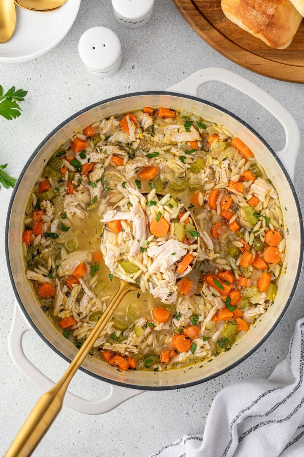 Turkey Orzo Soup