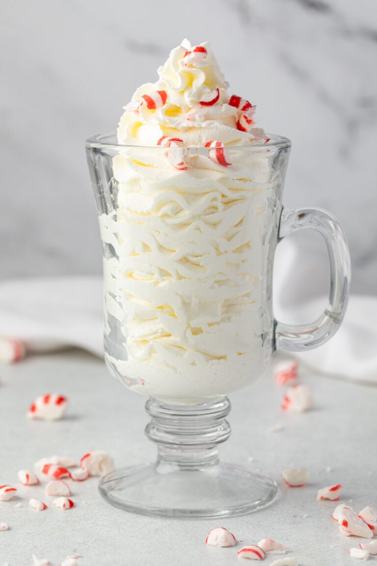 Homemade Peppermint Whipped Cream Recipe