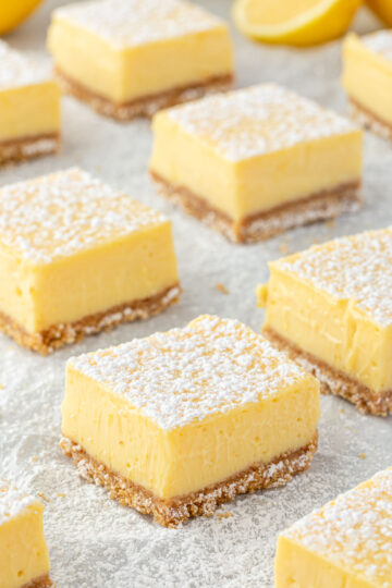 Easy Lemon Bars with Graham Cracker Crust