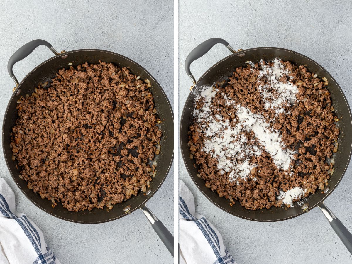 30 Minute Creamy Egg Noodles with Ground Beef