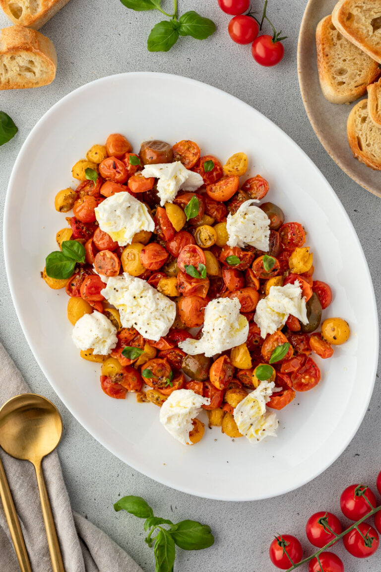 Roasted Cherry Tomato Caprese