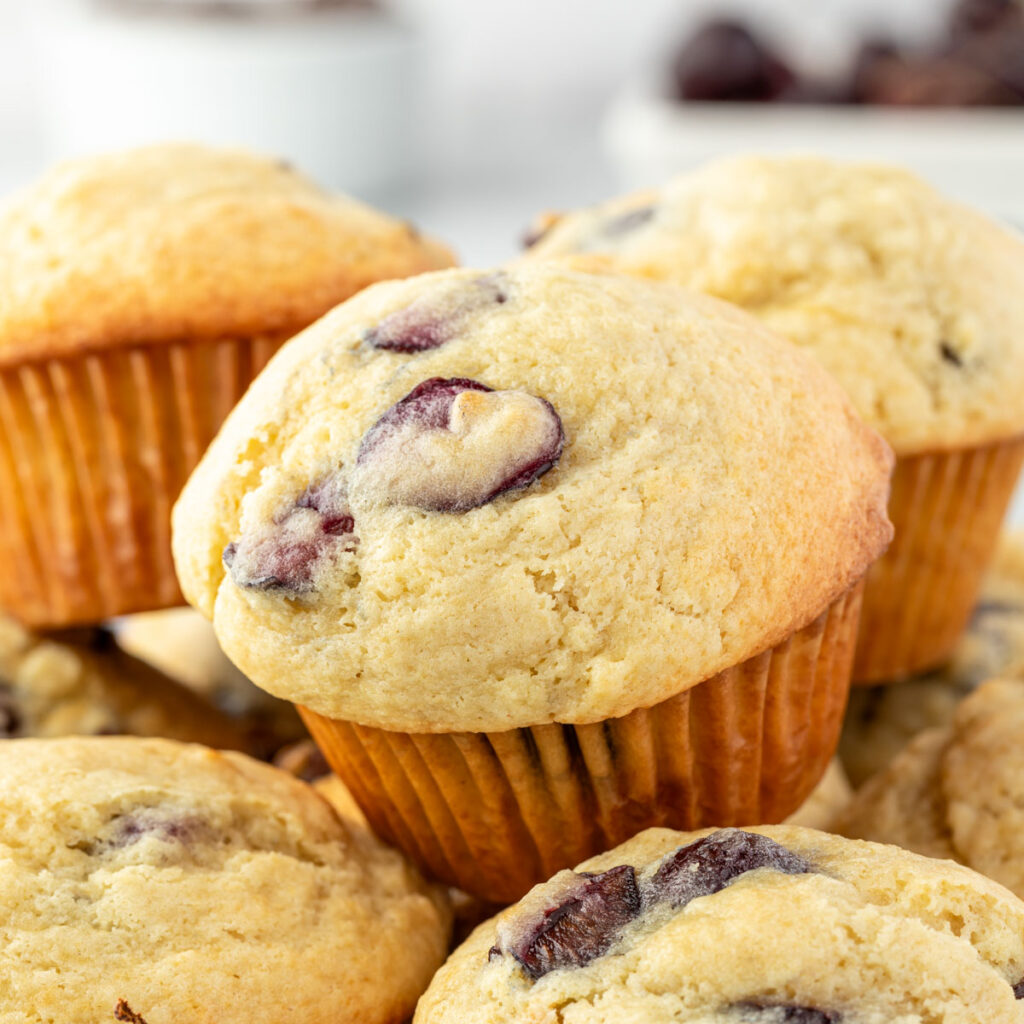Chocolate Chip Cherry Muffins (One Bowl)
