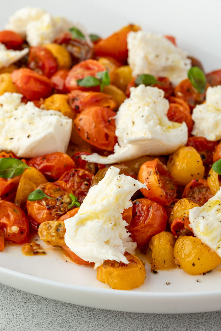 Roasted Cherry Tomato Caprese